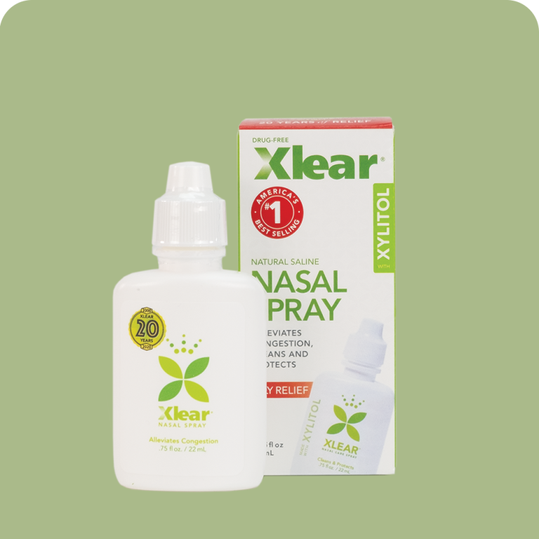 Original Xylitol Nasal Spray, Squeeze Bottle - Xlear Brand Sinus Care