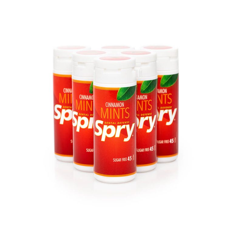 Spry® Natural Xylitol Mints 45ct – Sugar-Free Mints for Fresh Breath